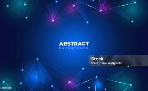 인터넷 연결 네온 효과 기술 배경 디지털 과학 기술 개념 디지털 기술의 배경 벡터 일러스트레이션 0명에 대한 스톡 벡터 아트 및 기타 이미지 Istock