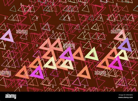 Modern Geometrical Triangle Background Pattern Abstract Vector Illustration Graphic Stock