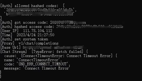 [bug] 使用时有几率api报错，und Err Connect Timeout · Issue 1059 · Chatgptnextweb Nextchat · Github