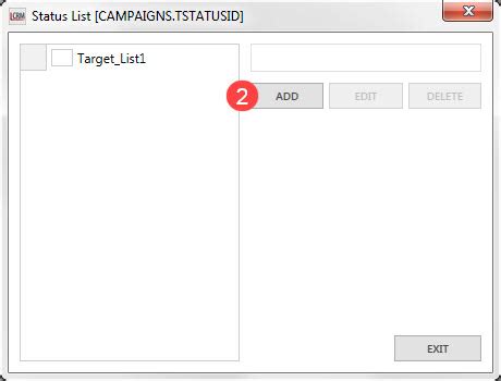 How To Configure Campaign Status Lists Legrand CRM Knowledge Base
