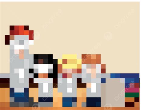 Classroom Scene With Teacher And Students Human Primary Education