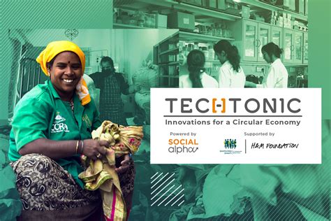 Techtonic Innovations For A Circular Economy Socialalpha