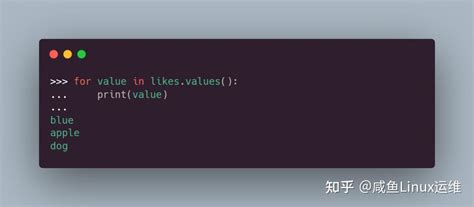 Python 遍历字典的若干方法 知乎