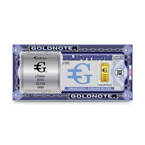 Electrum Limited Edition 2 Fiche Goldnote Sealed Bars L Jm Bullion™