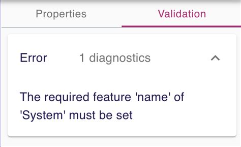 improve validation messages · issue 629 · eclipse sirius sirius web