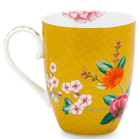 Желтая чашка Pip Studio Blushing Birds 137620 купить в Киеве, Украине ...