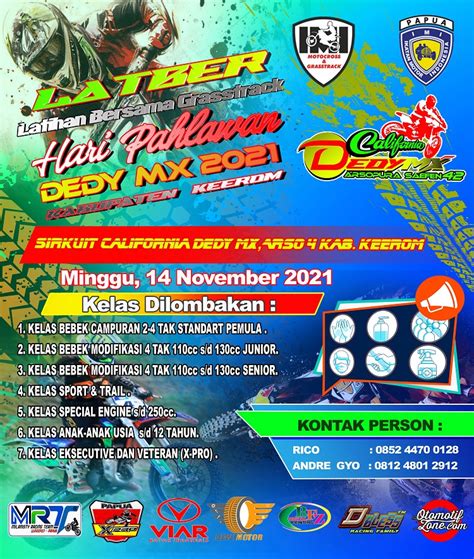 Latber Grasstrack Hari Pahlawan Dedy Mx 2021 Kabupaten Keerom Digelar