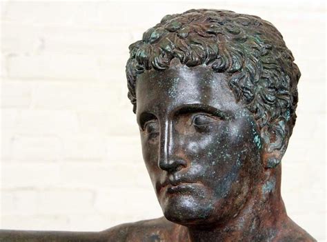 Midcentury Roman Bronze Sculpture Of A Classical Nude Male At 1stdibs