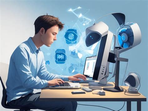 Premium Photo Complicated Serious Attentive Young Programmer Being