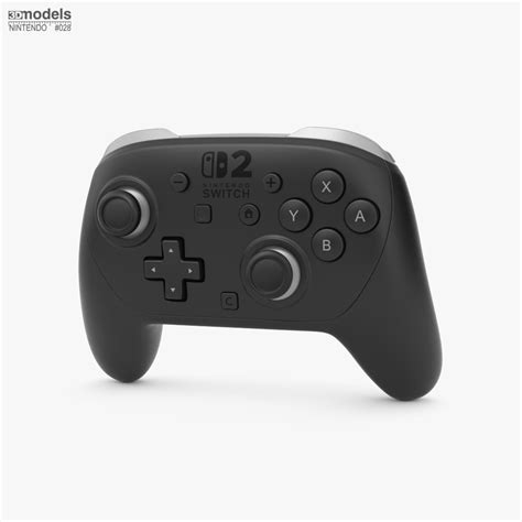 Nintendo Switch 2 Pro Controller 3dモデル ダウンロード ゲームコンソール On