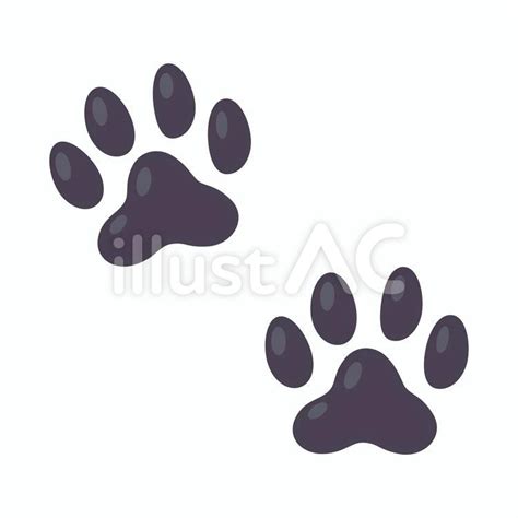 肉球犬 イラスト 犬の足跡 イラスト かわいい Rfflmc