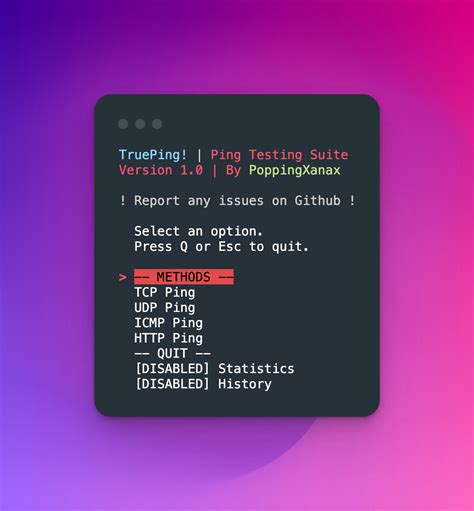 Github Poppingxanaxtrueping Trueping Is A Cross Platform Ping And