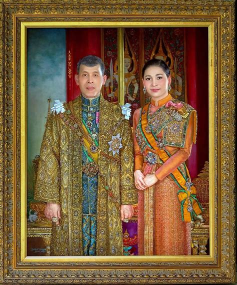 Likeสมุทรปราการ ภาพวาดของในหลวงรัชกาลที่ 10 และพระราชินี