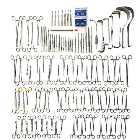 Basic Laparotomy Set Of Instruments Buy 108 Laparotomy Instruments Set Surgical Instruments