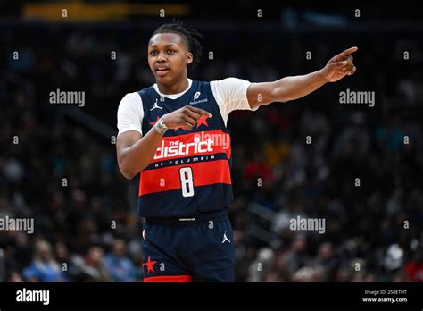 Washington Wizards Guard Carlton Carrington 8 Gestures During The