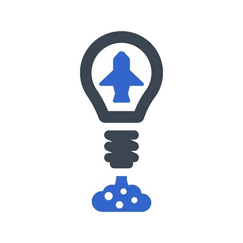 Premium Vector Launch Idea Icon