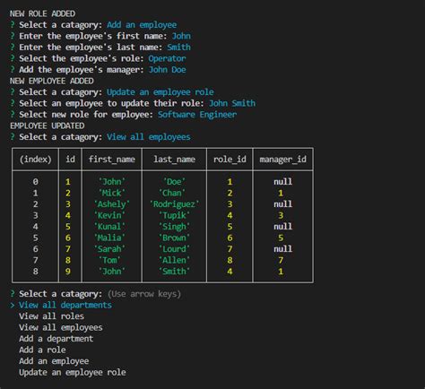 Github Ccvuongemployee Tracker