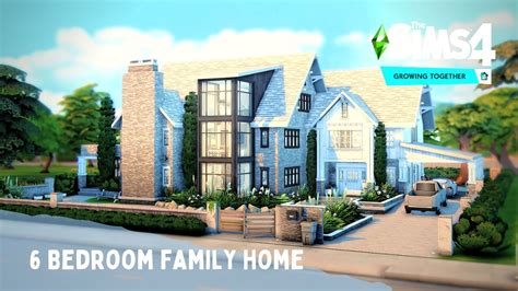Growing Together Large Family Home | The Sims 4 Speed Build | No CC ...