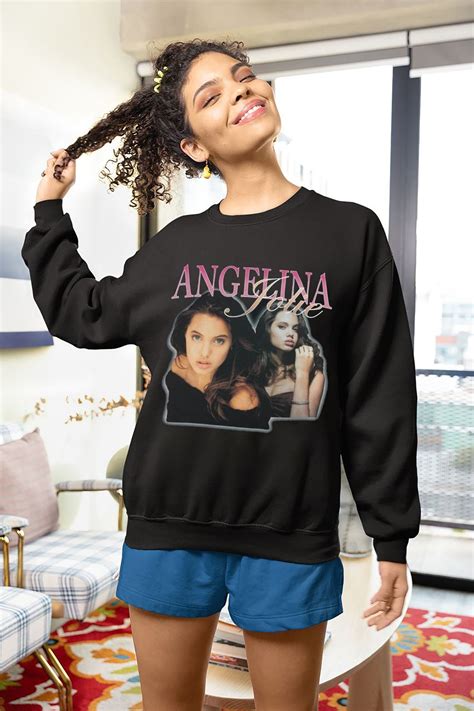 Angelina Jolie Shirt Angelina Jolie T Shirt Angelina Jolie Etsy