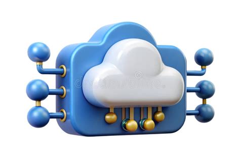 3d Ai Powered Cloud Computing Frame Concept As A Clean Border Frame Featuring Cloud Icons And