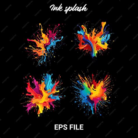 Premium Vector Ink Splash Vector Eps File Premium Vector Ink Splash Vector Eps File