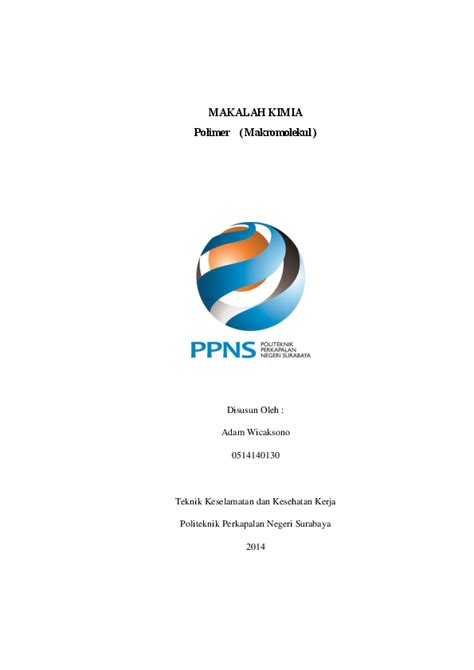 Contoh Makalah Makromolekul Dan Polimer - Soal Matpel