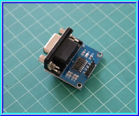 1x แผงวงจร Max3232 แปลง Ttl Uart เป็น Rs232serial หัว Db9 ตัวเมีย