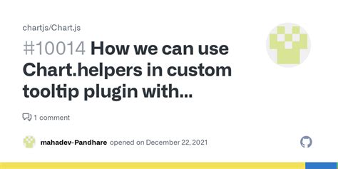 How We Can Use Charthelpers In Custom Tooltip Plugin With External