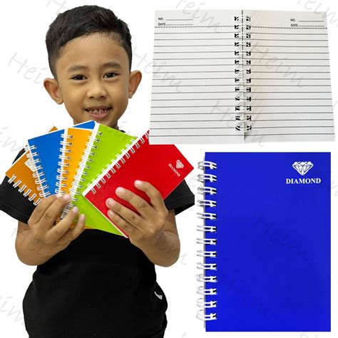 Memo Notebook Small Notebook Memo Note Daily Note Pocket Memo Side Spiral Diamond Heim