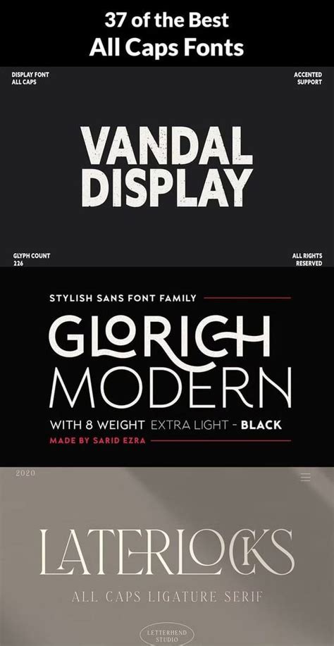 Font Exles Capital Letters