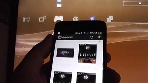 Управление PS3 - Android смартфоном!!! (Тестовое видео) - YouTube