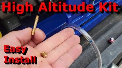 How To Adjust Generator For High Altitude