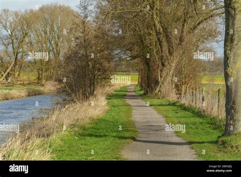 Spring At A River Stock Photo Alamy