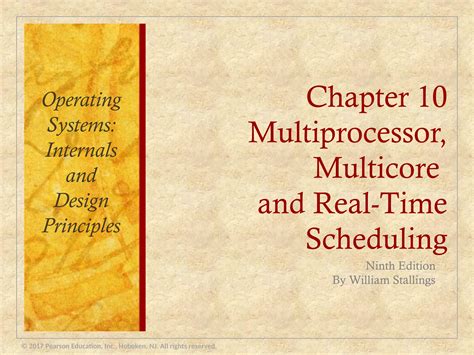 Chapter 10 Multiprocessor Multicore And Real Time Schedulingppt