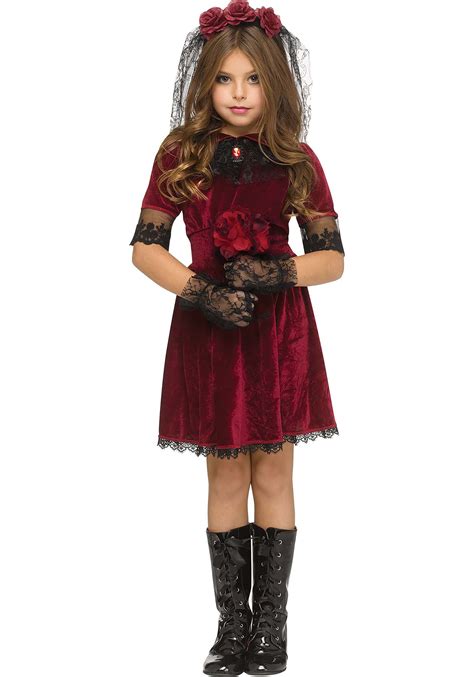Upc 071765108621 Velvet Blood Red Vampire Bride Girls Costume Girl