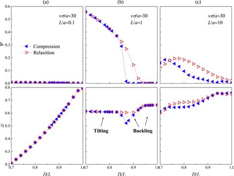 Tilting Order Parameter Ψ And Total Nematic Order Parameter Ξ Of Brush