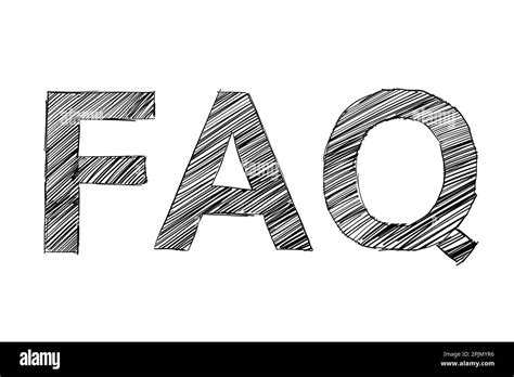 FAQ Frequently Asked Questions Abbreviation Word Text In Handwritten