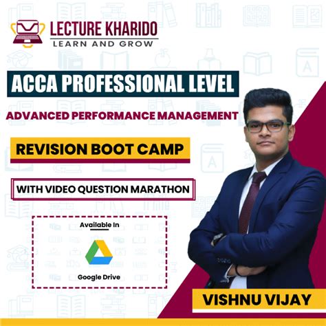 ACCA Professional Advanced Performance Management APM