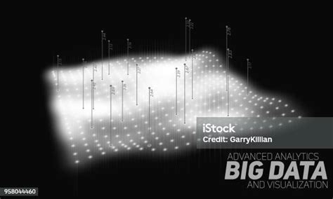 큰 데이터 플롯 회색조 시각화입니다 미래 Infographic입니다 정보 미적 디자인입니다 시각적 데이터 복잡성입니다 복잡 한 데이터 그래픽 시각화 스레드 소셜