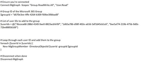 Create Microsoft 365 Group Using Microsoft Graph Powershell Module