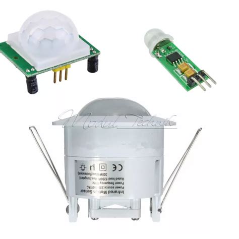 Mini Hc Sr505 360° Plafond Infrarouge Pir Corps Capteur De Mouvement Lampe Détecteur De Lumière