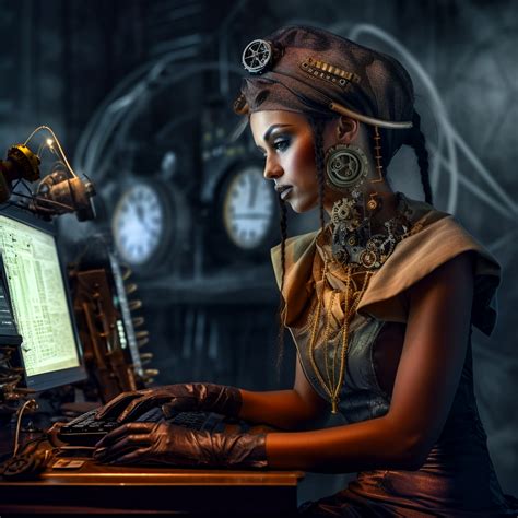 steampunk coder by ghostygrm on deviantart