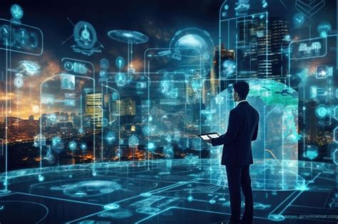 Premium Ai Image Digital Transformation And Iot For Global Business