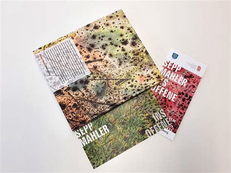 Katalog Sepp Mahler Ins Offene Grafik Brandner