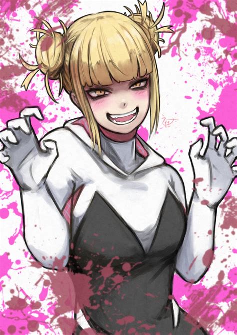 Toga Himiko And Spider Gwen Boku No Hero Academia And 4 More Drawn By