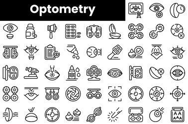 Optometry Vector Images Over