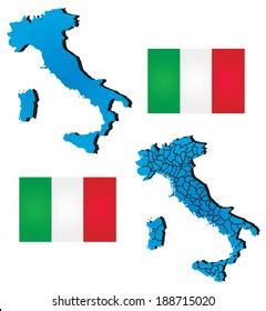 Vector Map Italy Stock Vector Royalty Free Shutterstock