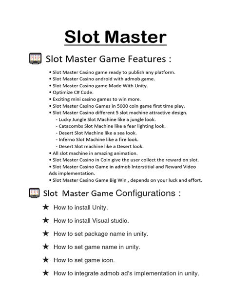 Unity Documentation Download Free Pdf Unity Game Engine Slot