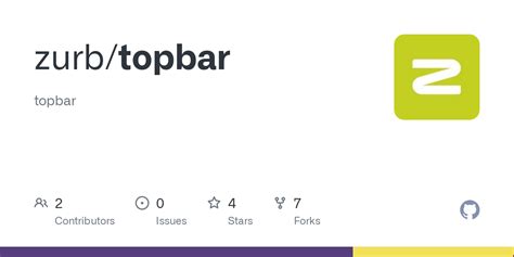 Github Zurbtopbar Topbar