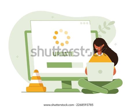 System Web Application Upgrade Procedure Concept Stock Vector Royalty Free 2268593785
